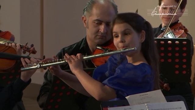Ария Папагено  В.Моцарт. Вероника Чижик (8 лет). ССМШ. Филармонический оркестр (Мурманск).