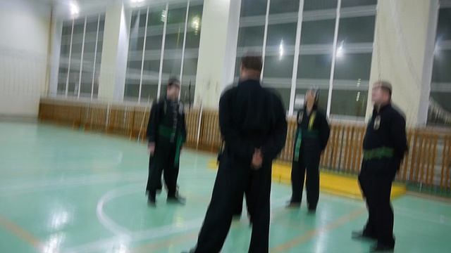 Тхань Лонг Во Дао. Работа против группы (без звука)