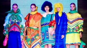 Программа "Модный приговор" на первом канале с участием моделей костюма Дианы Колташёвой, 3 курс.