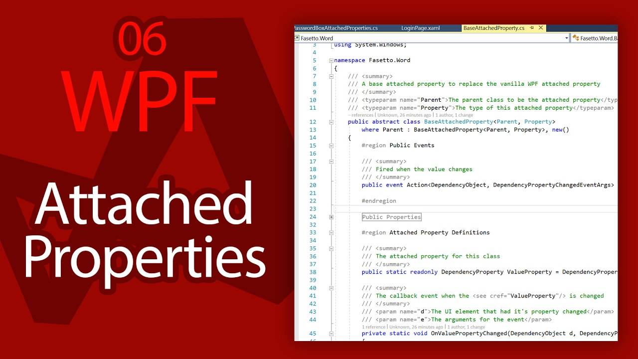 C# WPF UI Tutorials： 06 - Attached Properties