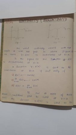 Continuity & Discontinuity