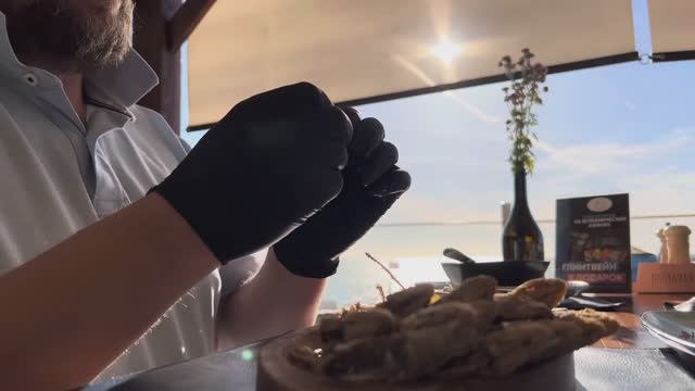 Прогулка по Сочи в ноябре ASMR. Черноморская барабулька.