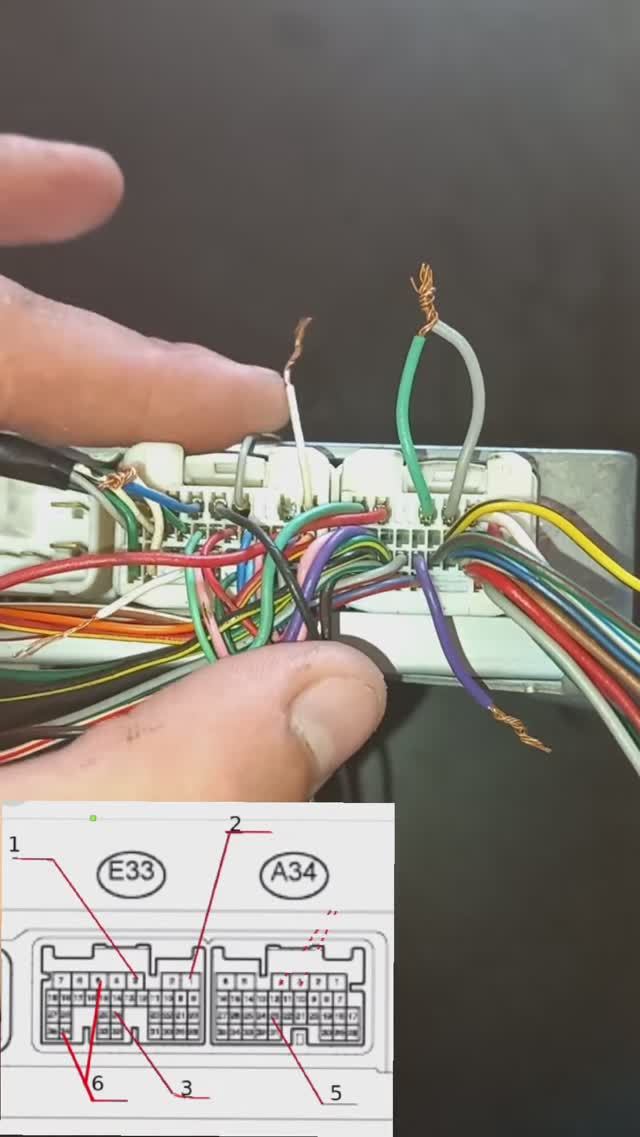 Подключение к блоку робота Toyota Corolla