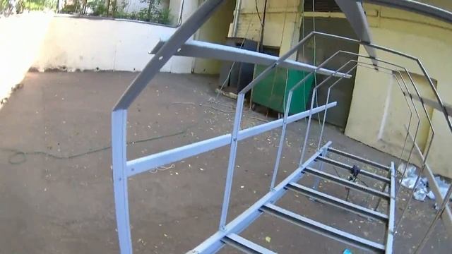 Монтаж пожарной лестницы