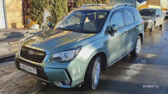 Subaru Forester SJ рестайл пруль eva коврики в салон и багажник нестандарт evabel.ru 8800-222-48-45