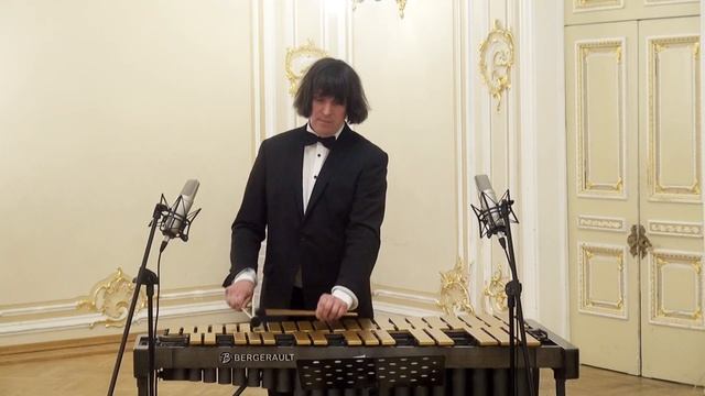 Прозрачные звуки вибрафона. Bach Sonata IV   Allegro. Вибрафон Бержеро