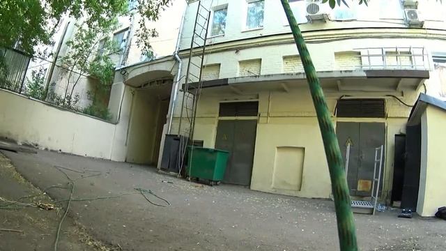 Демонтаж пожарной лестницы