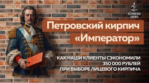 Кирпич за 18 рублей с видом на МИЛЛИОН!