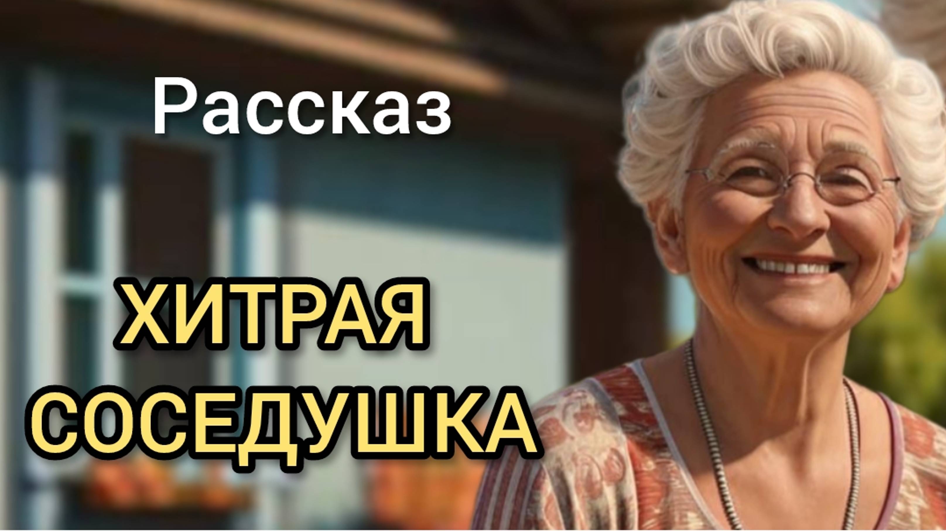 Рассказ ХИТРАЯ СОСЕДУШКА