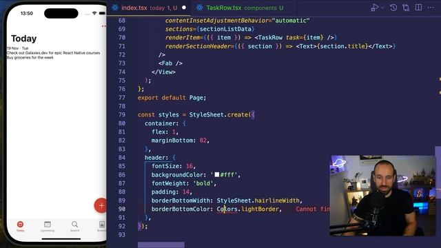 Build a Todoist Clone with React Native (RevenueCat, Clerk, Sentry, Expo, Reanimated, SQLite) part 1