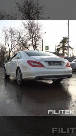 Негромкий благородный выхлоп на Mercedes CLS500 W218