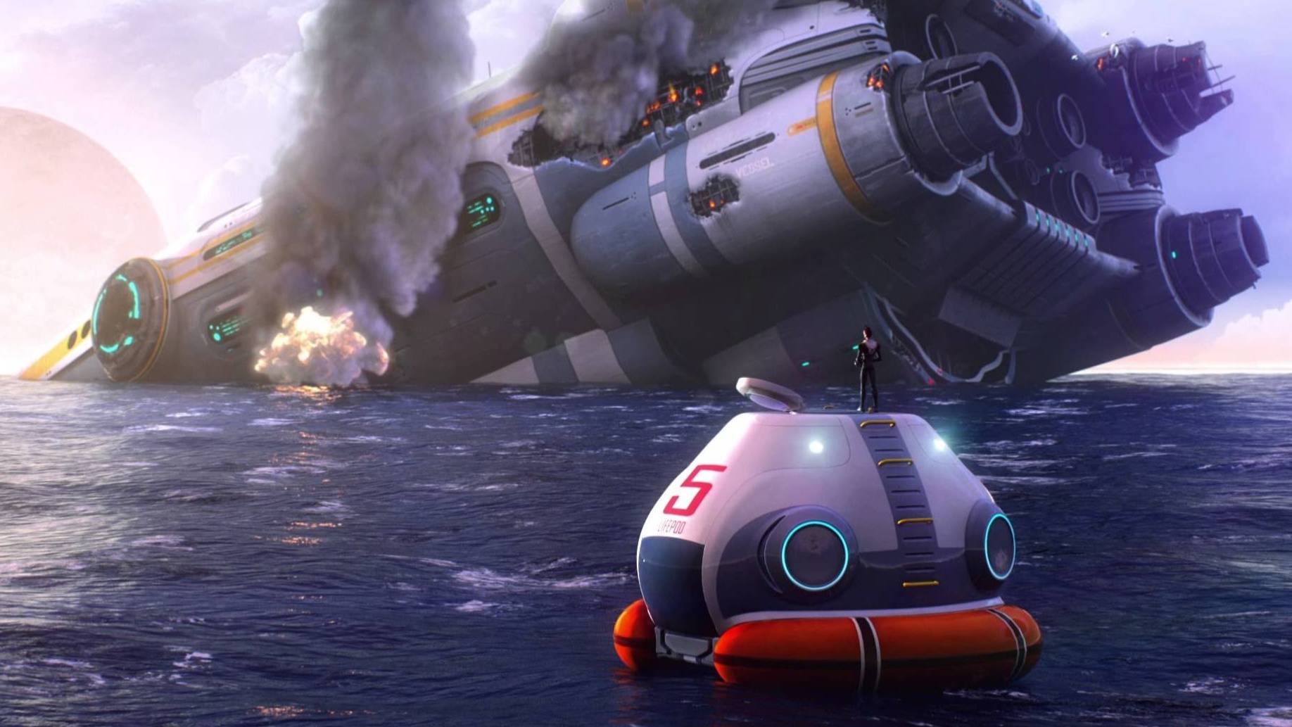 Subnautica | Выживание на инопланетной планете в игре subnautica №1. Крушение Авроры