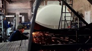 Резка контура бункера АЦВ-17Р1