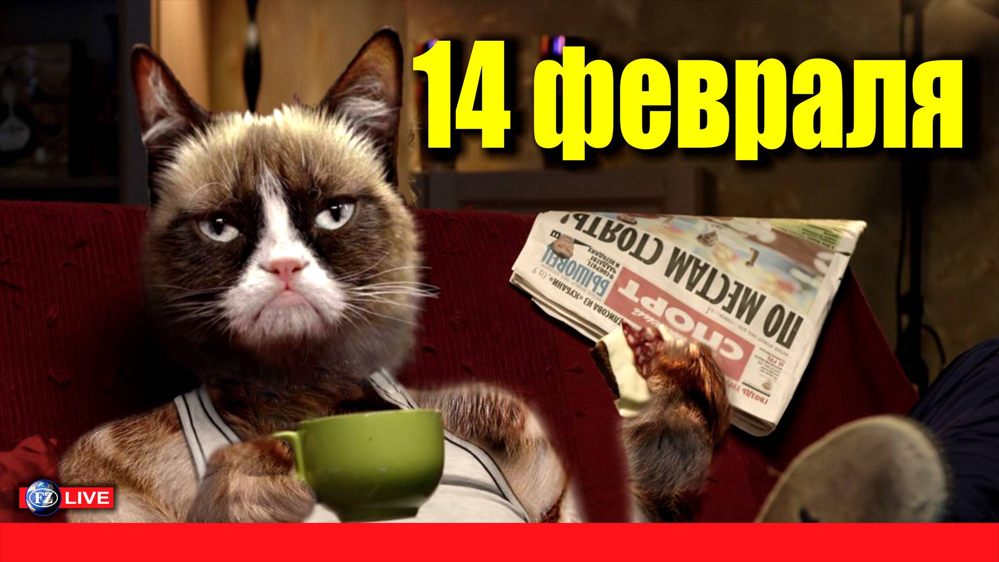 14 ФЕВРАЛЯ - ВОТ ТАКОЙ ДЕНЁК!