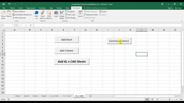 How to Assign Macro to a Command Button in Excel