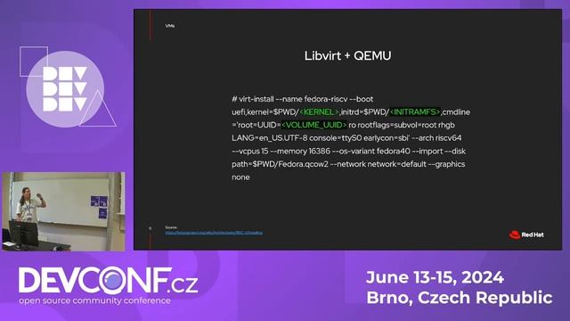 Road to testing applications on RISC-V with QEMU and Fedora - DevConf.CZ 2024
