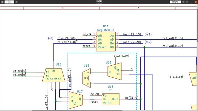 Basic Computer Design (part 2), A Simple RISC-V RV32I CPU