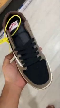 Nike Air Jordan 1 X Travis Scott Low Original Premium Sneakers