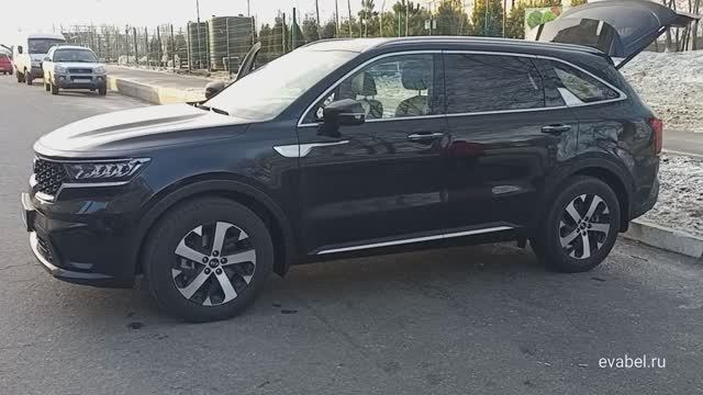 Kia Sorento 4е поколение 5 мест ворсовые коврики в салон и eva в багажник evabel.ru 8800-222-48-45