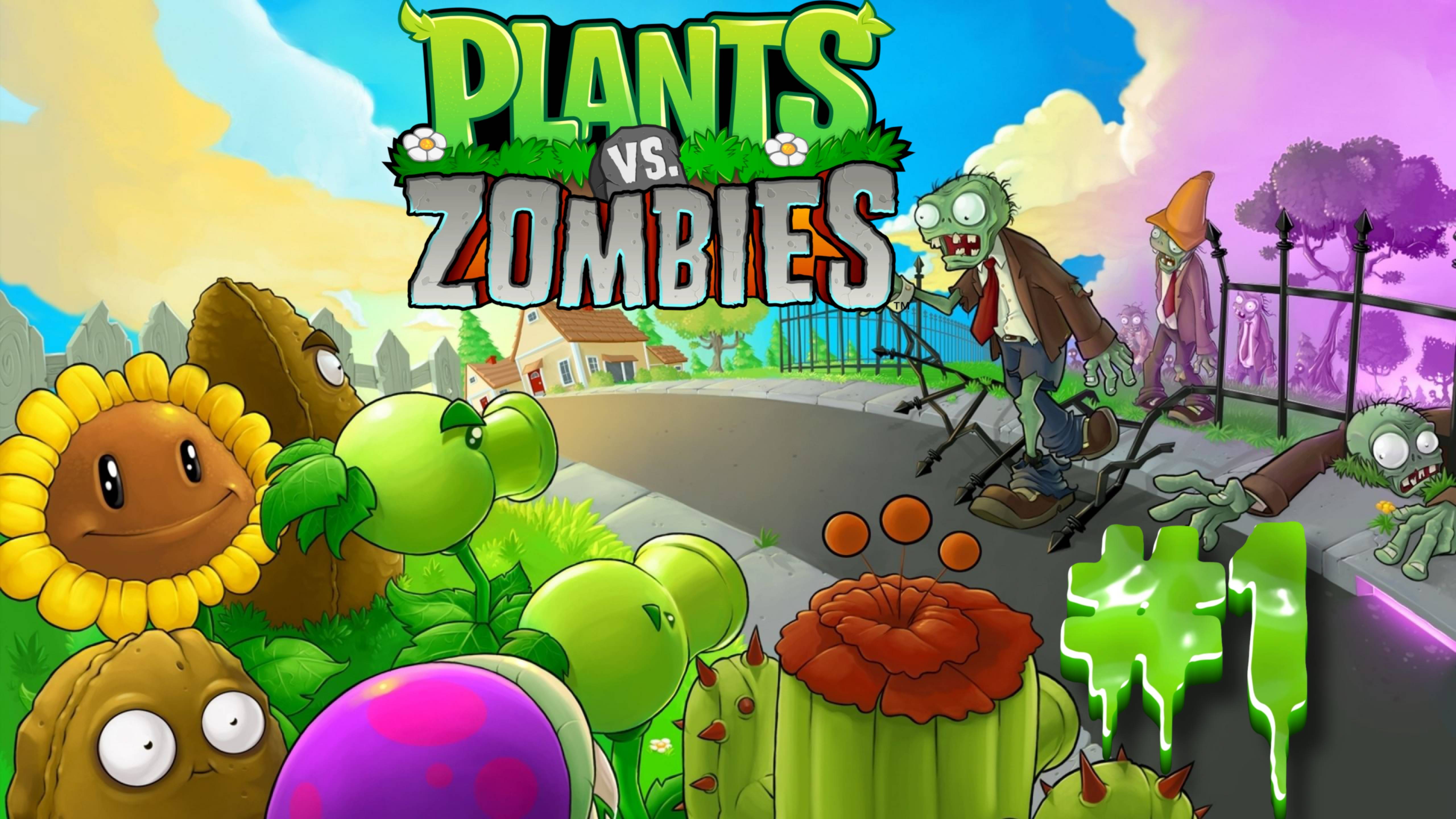 Plants VS Zombies #1 |Прохождения игры №1| Day