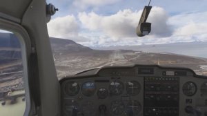 Microsoft Flight Simulator 2024. Landing in Svalbard. Cessna 152