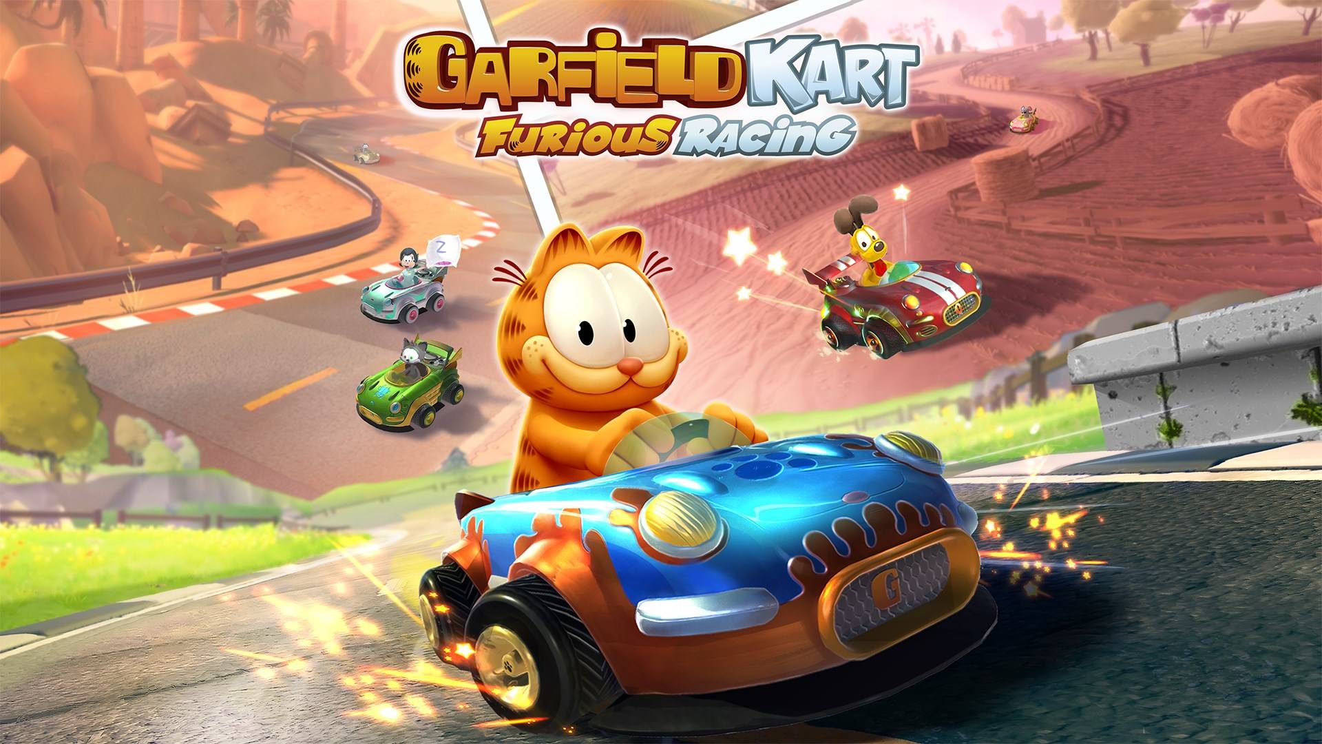 Garfield Kart: Furious Racing // Картинг Гарфилда: Яростные гонки // Full Game // 1440p, 60 fps