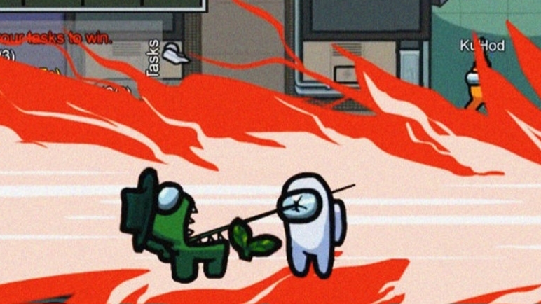 Убиваю экипаж за предателя в амонг ас