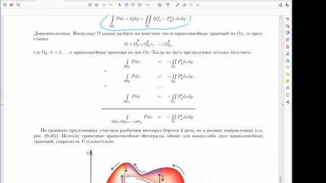 Кр интергал 7 Формула Грина