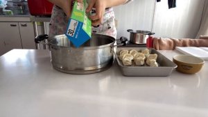 vlog | 実家暮らしの高校生が１人で作って食べる昼食 | 手作り蒸し餃子 | 豆腐のパウンドケーキ