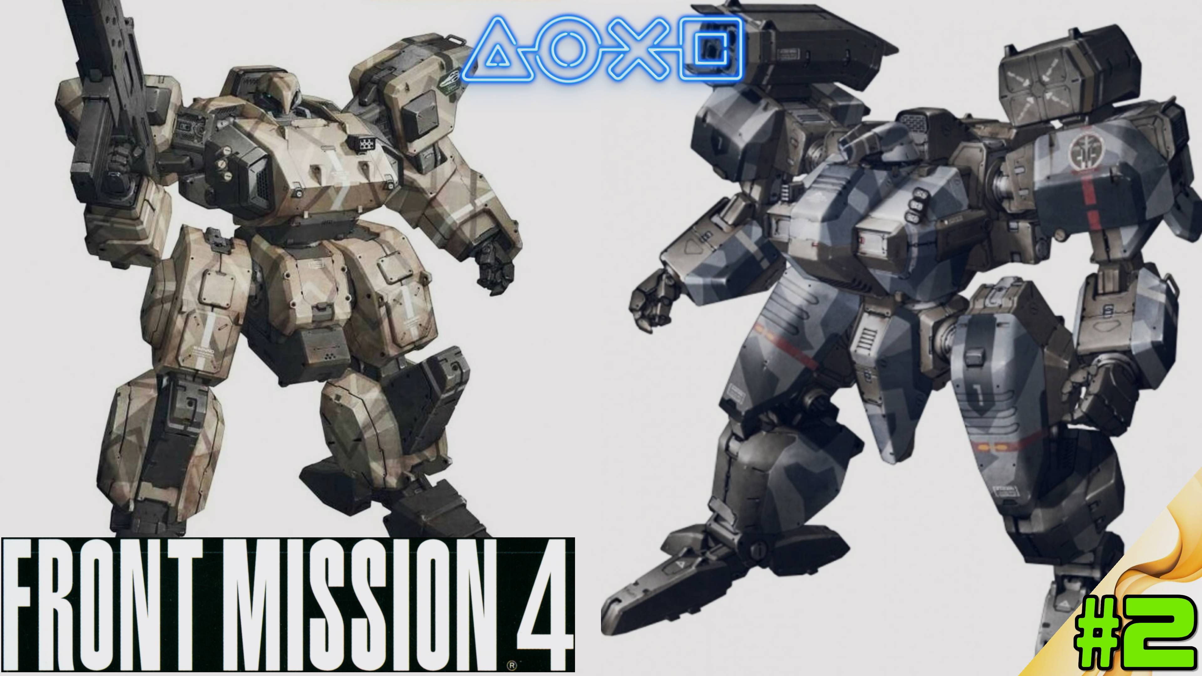 Front mission 4 на Goldhen Ps4#2 Миссия 2,3,4