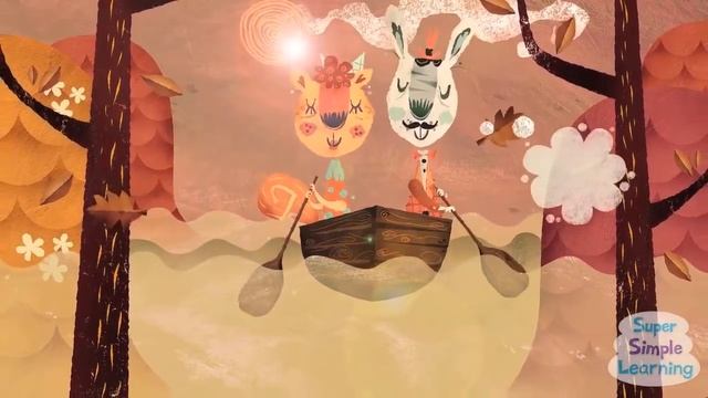 Row Row Row Your Boat | мультики для малышей| песни для детей| на английском