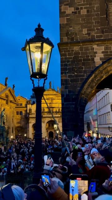 ТРАДИЦИОННАЯ РОЖДЕСТВЕНСКАЯ АКЦИЯ В ПРАГЕ | ЧЕХИЯ #prague #praha #cz #czech #christmas #рождество