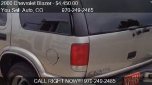 2000 Chevrolet Blazer LT  4WD - for sale in Montrose, CO 814