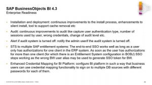 What's New in SAP BusinessObjects BI Platform 4.3