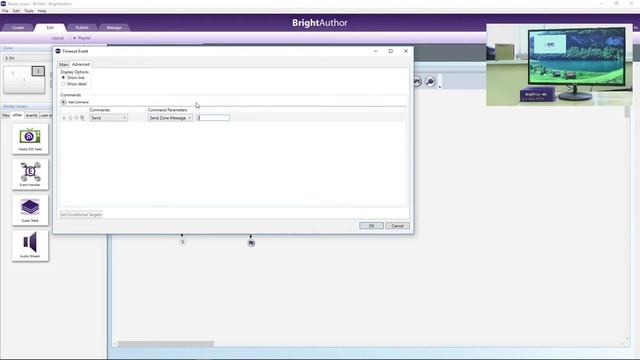 Сетевые медиаплееры Brightsign. Resize Zone. Перемещаем зону в нужное место на экране