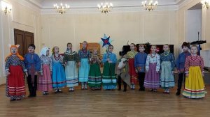 Фольклорный ансамбль "Заряна" (младшая группа) - Фрагмент обряда колядования