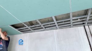 Технология монтажа - ПОТОЛК из гипсокартона. Работа с непростым объектом 124 м²