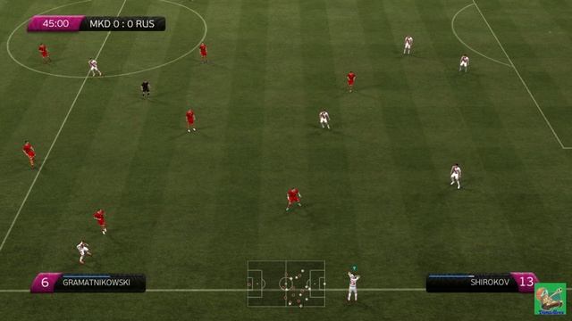 Fifa 12. Euro 2012. Macedonia - Russia