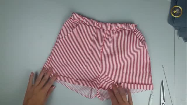 Как сшить детские летние шортики с кармашками