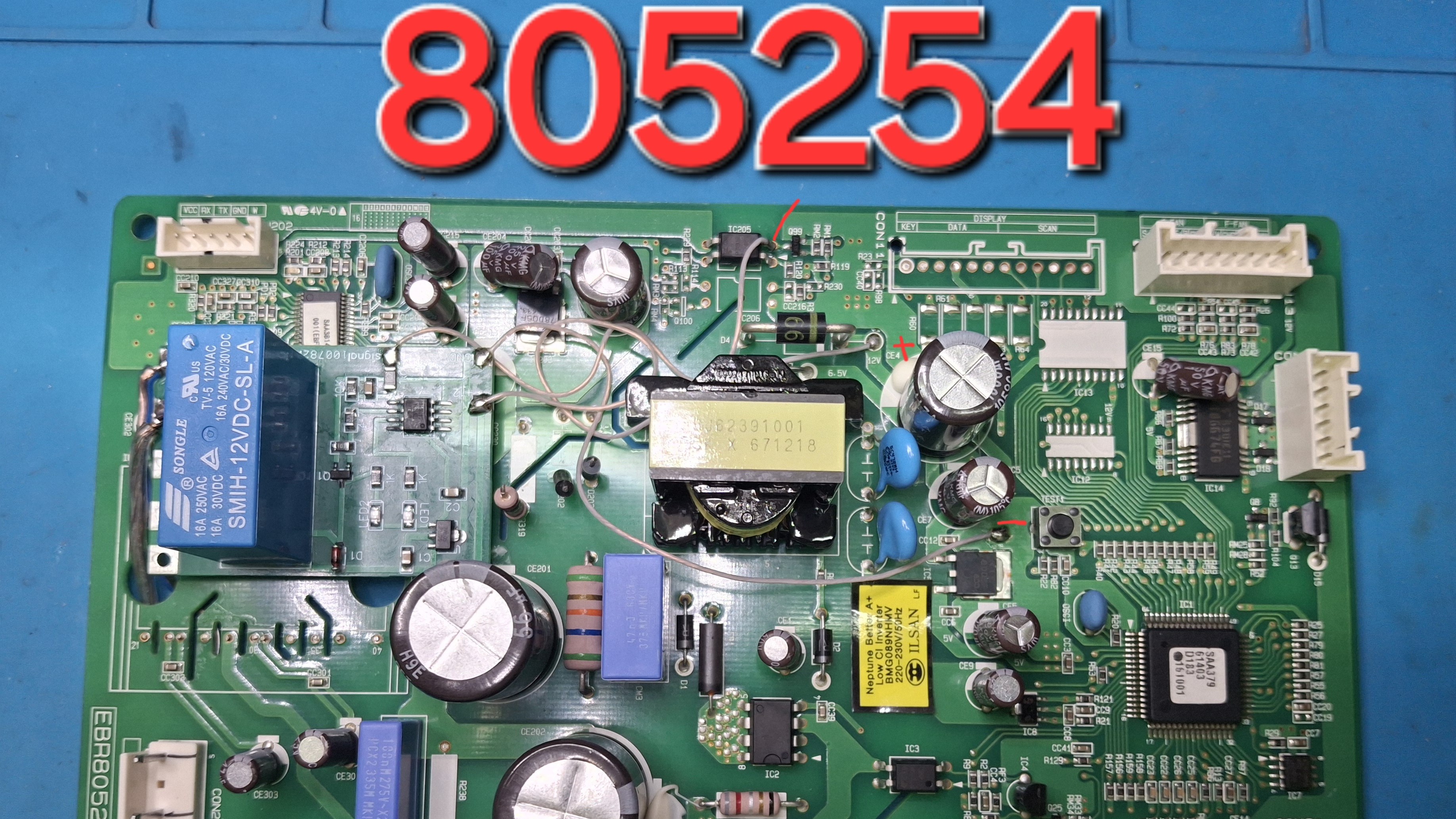 Обманка на модуль 805254 на холодильник LG