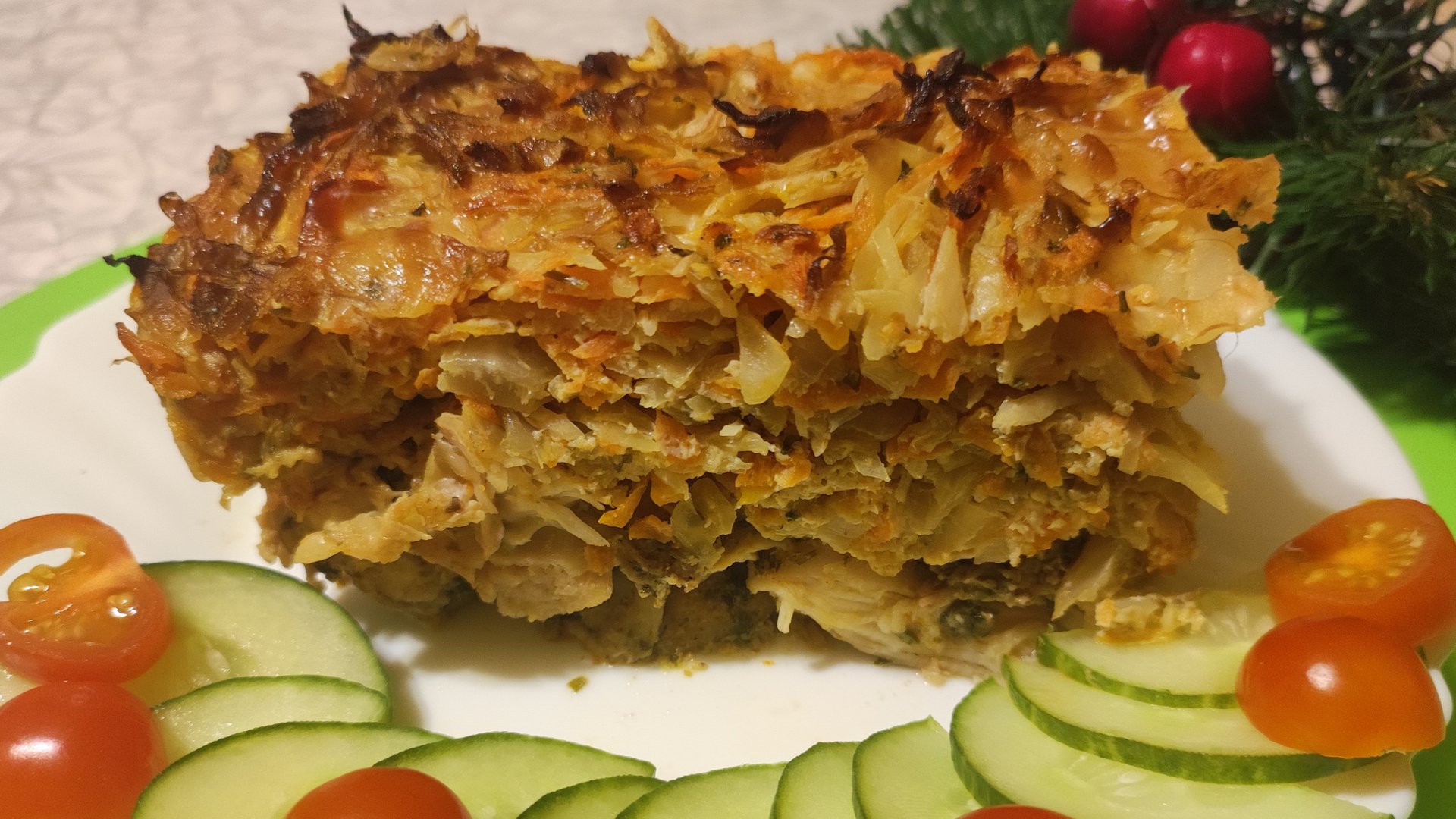 СуперКухня! Ужин в одной сковороде. Сытно, быстро, вкусно. Капуста с курицей в духовке.
