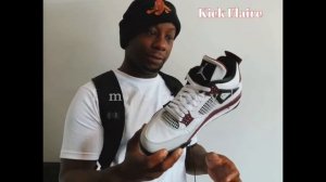 Jordan 4  PSG On feet