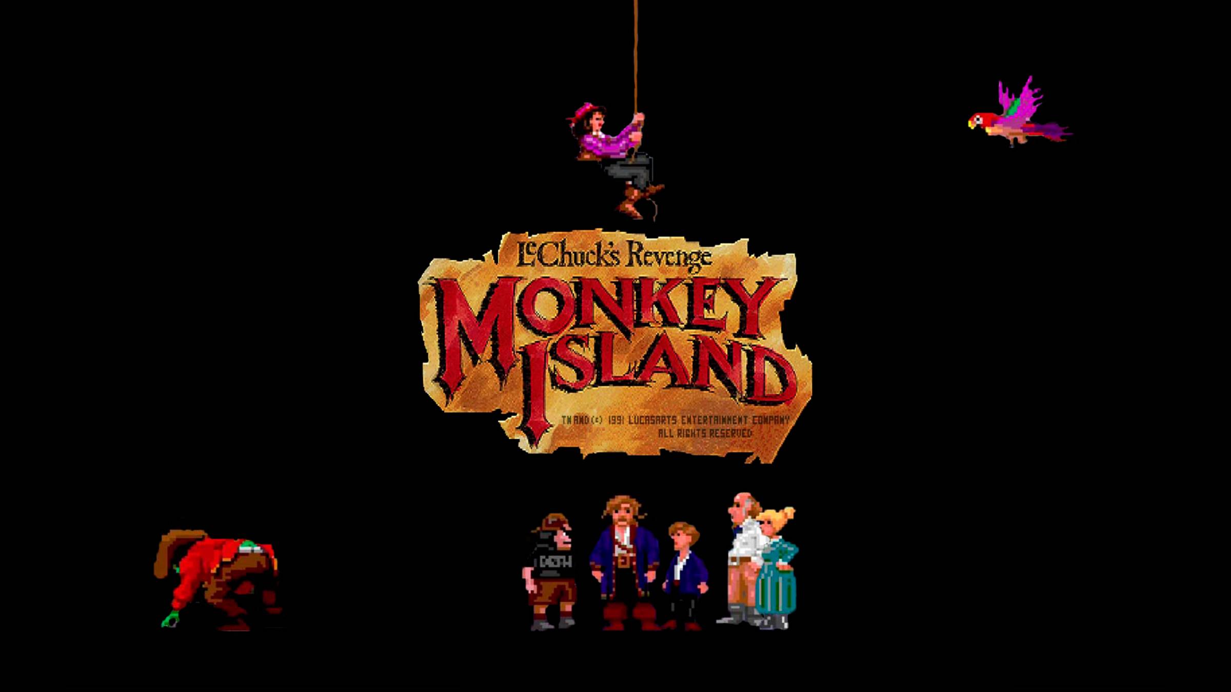 Monkey Island 2: LeChuck Revenge - #4 - вся "семья" в сборе