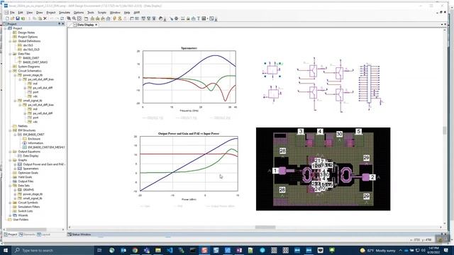 PA Design with Cadence Virtuoso PDK in Microwave Office and Tower Semi’s SiGe Bi