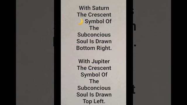 The Hidden Alchemical Secret In Saturn And Jupiter's Symbols #astrology #symbolism #alchemy