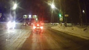 03.02.2025 Около 18:40 ДТП с учебным авто на перекрёстке ул. Удмуртская и ул. Буммашевская (Ижевск)