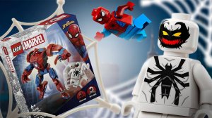 💭OБЗОР Lego MARVEL  Spider-men vs Anti-Venom. Мех Человека-паука против Анти-Венома 76308(НОВИНКА)