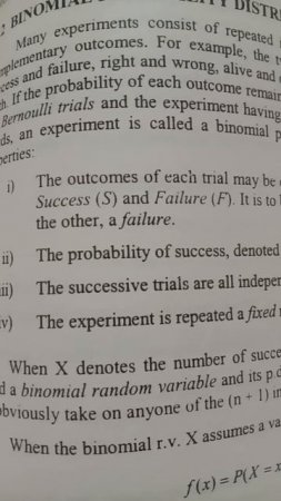 Binomial probability distribution #binomialdistribution #discreteprobability #bernoulli