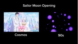 Sailor Moon Opening Cosmos & 90s Comparison!