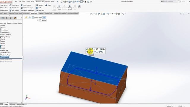 13 Урок. Создание формообразующих в SolidWorks/Mold Tools in SolidWorks